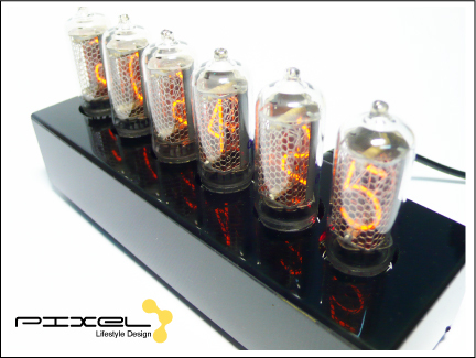【PIXEL DESIGN】IN-8-2 NIXIE TUBE CLOCK